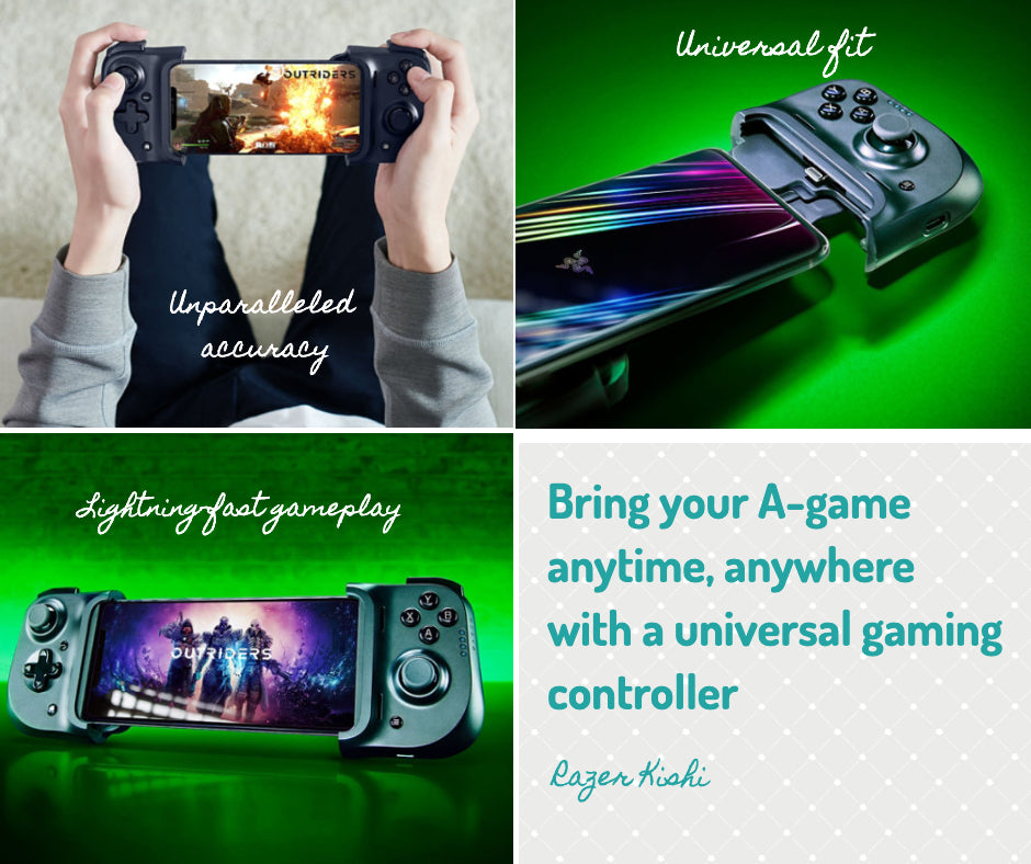 Bring your A-game anytime, anywhere with a universal gaming controller