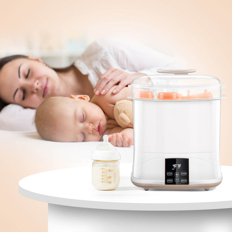 Electric Baby Bottle Steam Sterilizer With LED Monitor