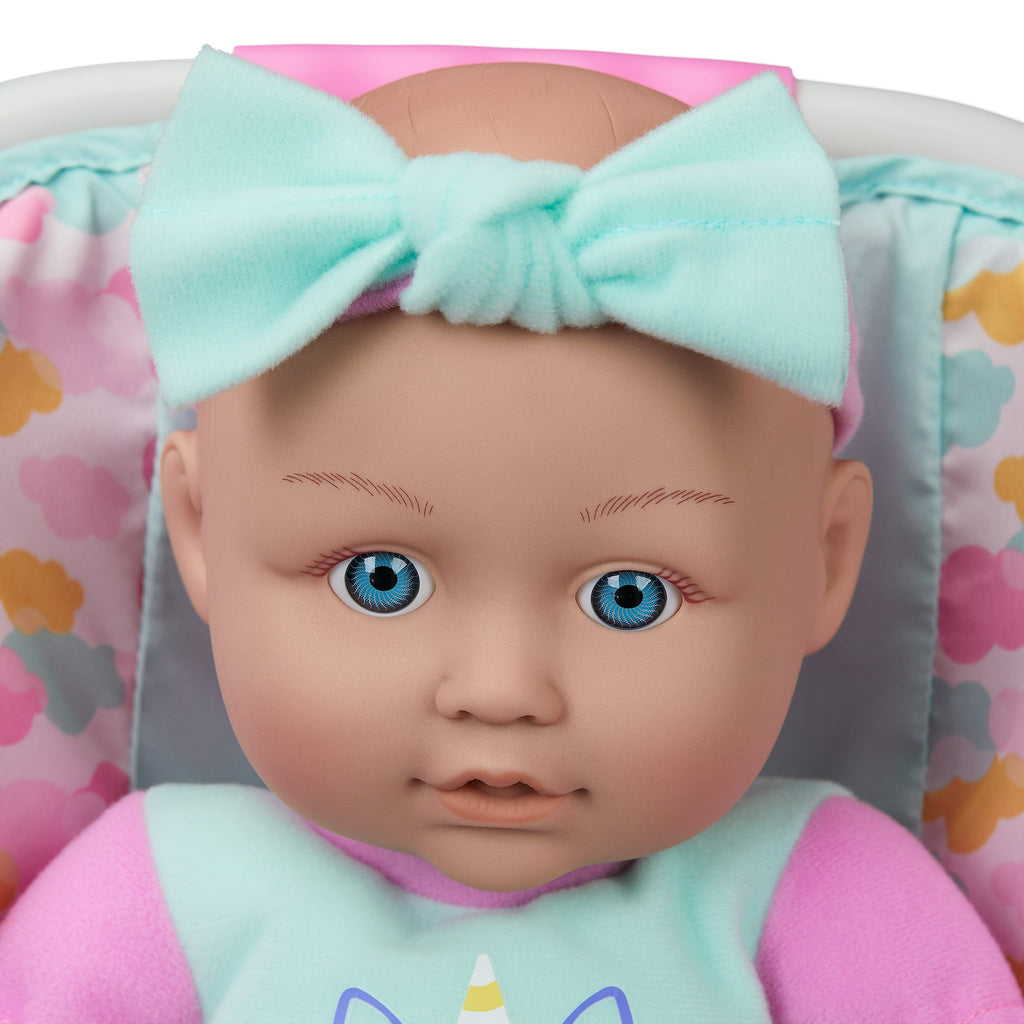 My Sweet Love 13 inch Baby Doll with Carrier and Handle Play Set, Ligh